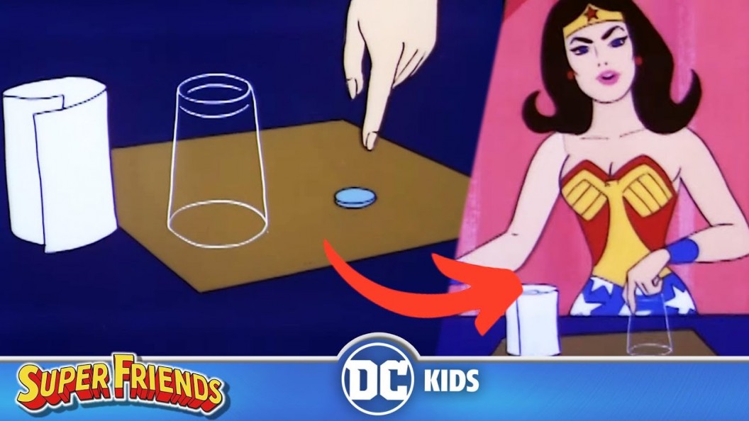 Super Friends | S2.E01 | Wonder Woman Reveals The Glass and Coin Magic ...